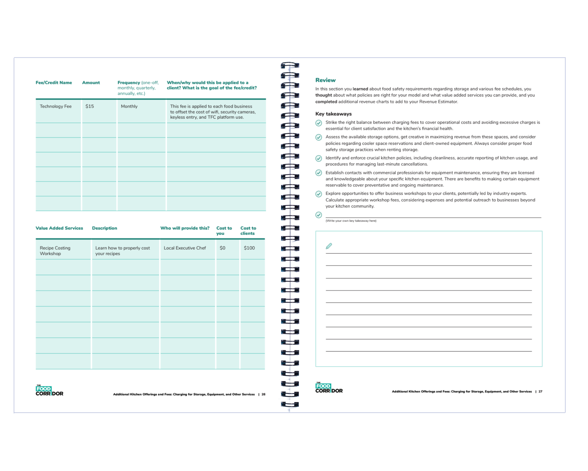Prep and Prosper Workbook - The Food Corridor